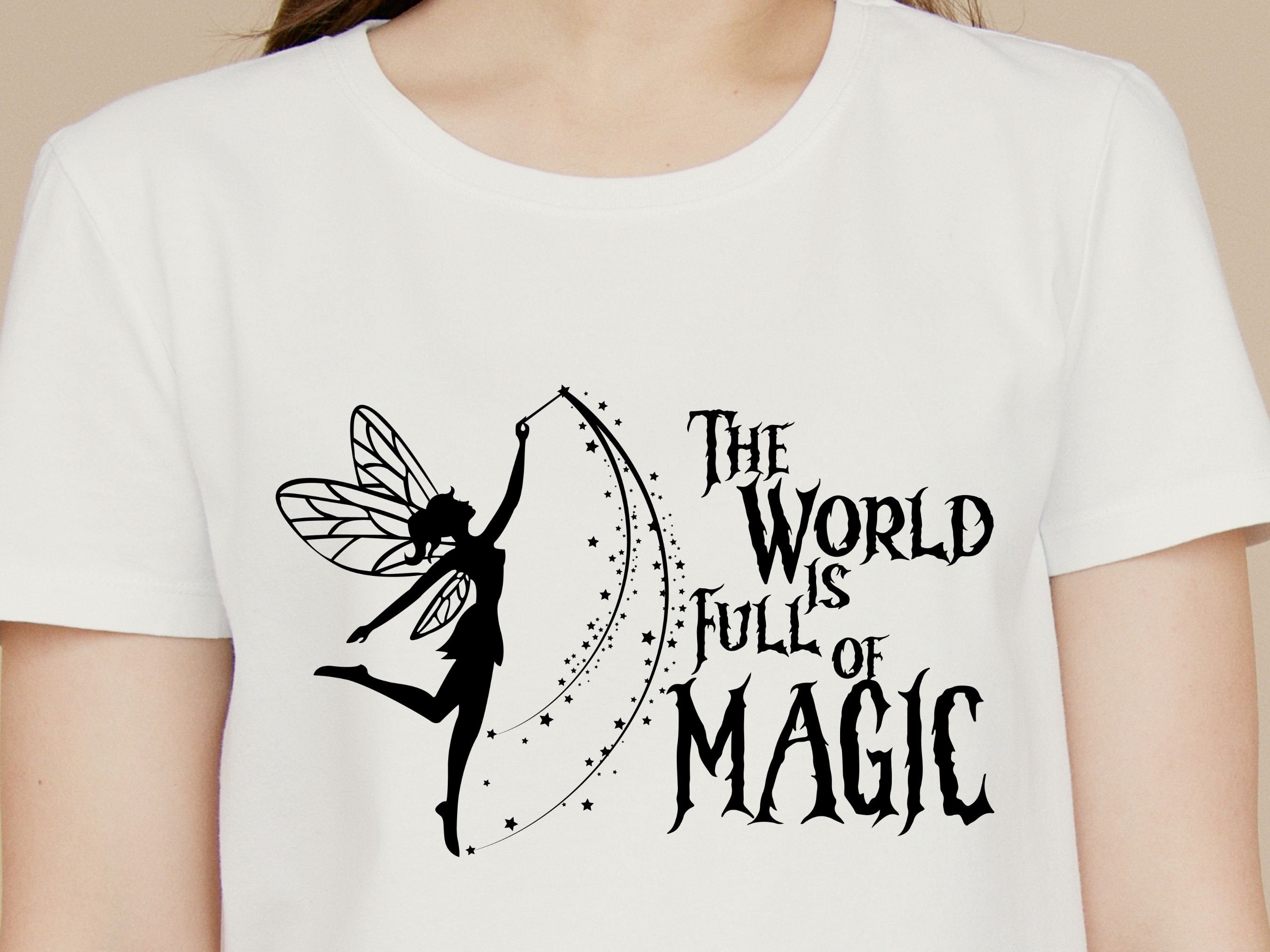 Magic Svg "the World is Full of Magic" | Magic Wizard Svg, Black ...
