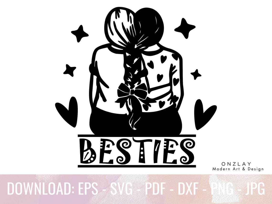 To My Bestie Svg Girl Scout Svg, First Baby Doll Long Distance ...