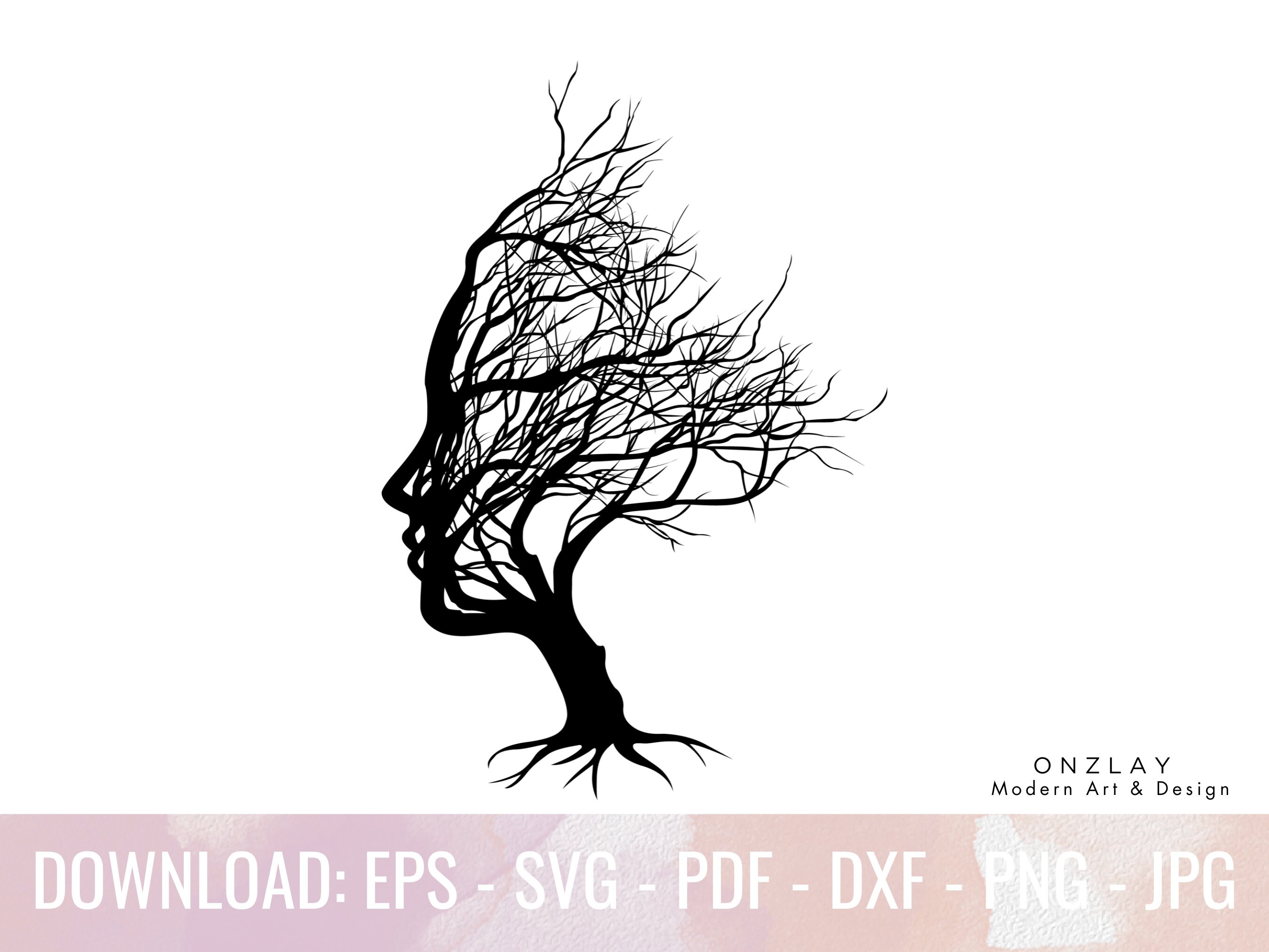 Girls Tree Face Art Svg Artist Mean Girls Svg, Friends Svg Girls ...