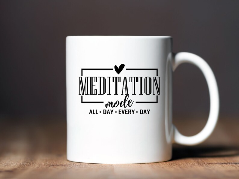 Meditation Mode Svg Good Vibes Svg Positive Mindset Svg - Etsy