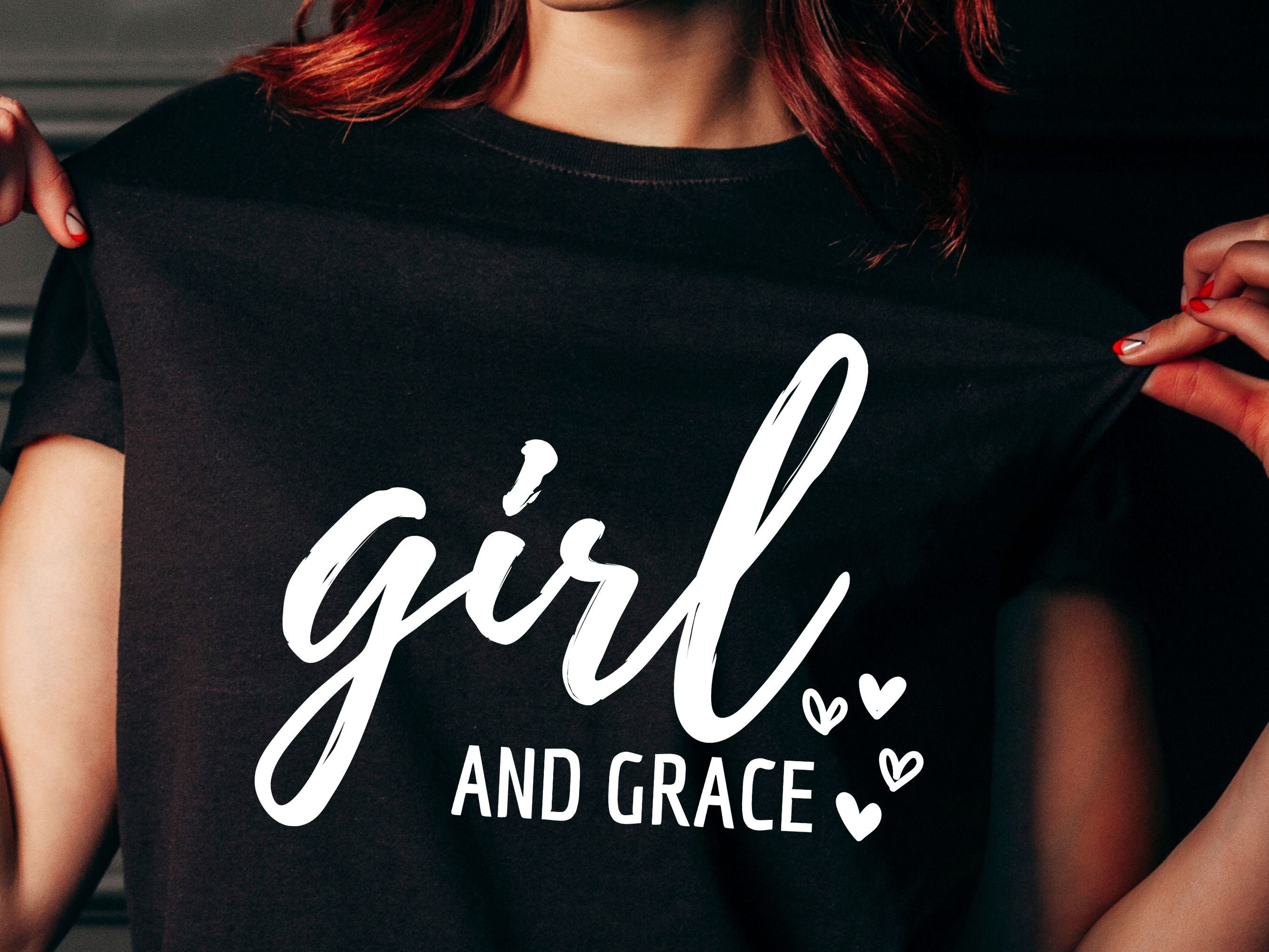 Girls Svg "girl and Grace" | Girls Trip Svg, Good Vibes Svg | Mental ...