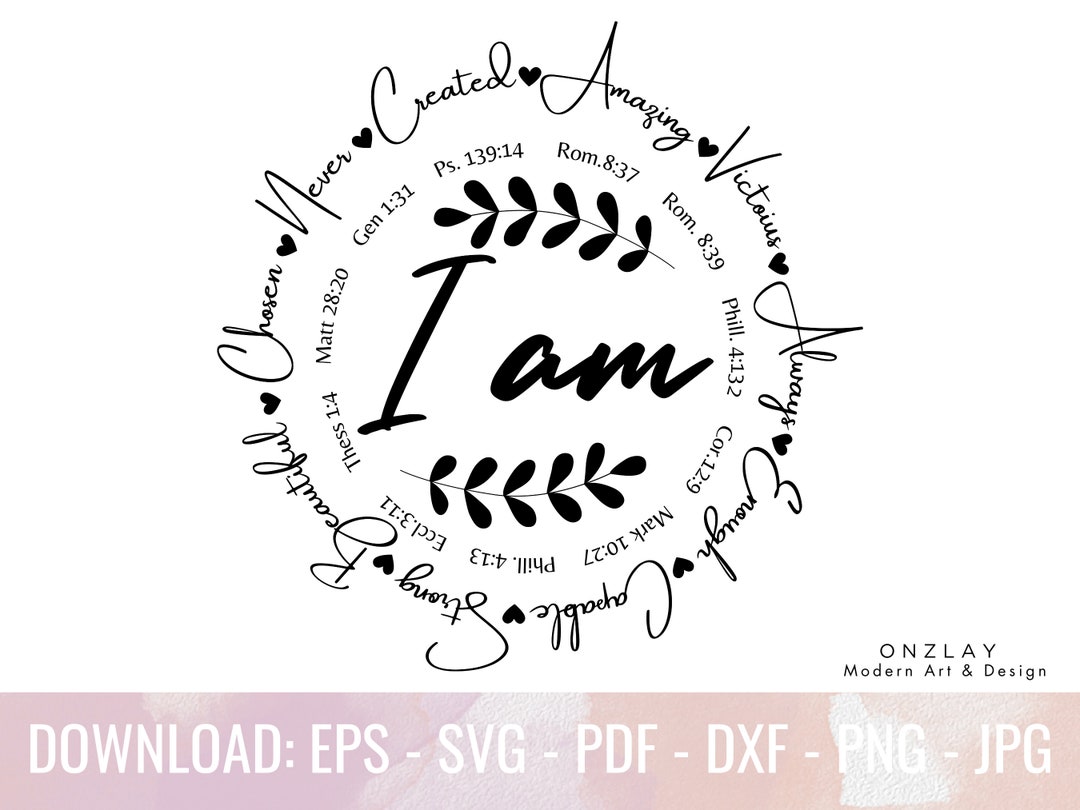 I Am Svg Self Love Svg Positive Quotes Svg Self Care - Etsy