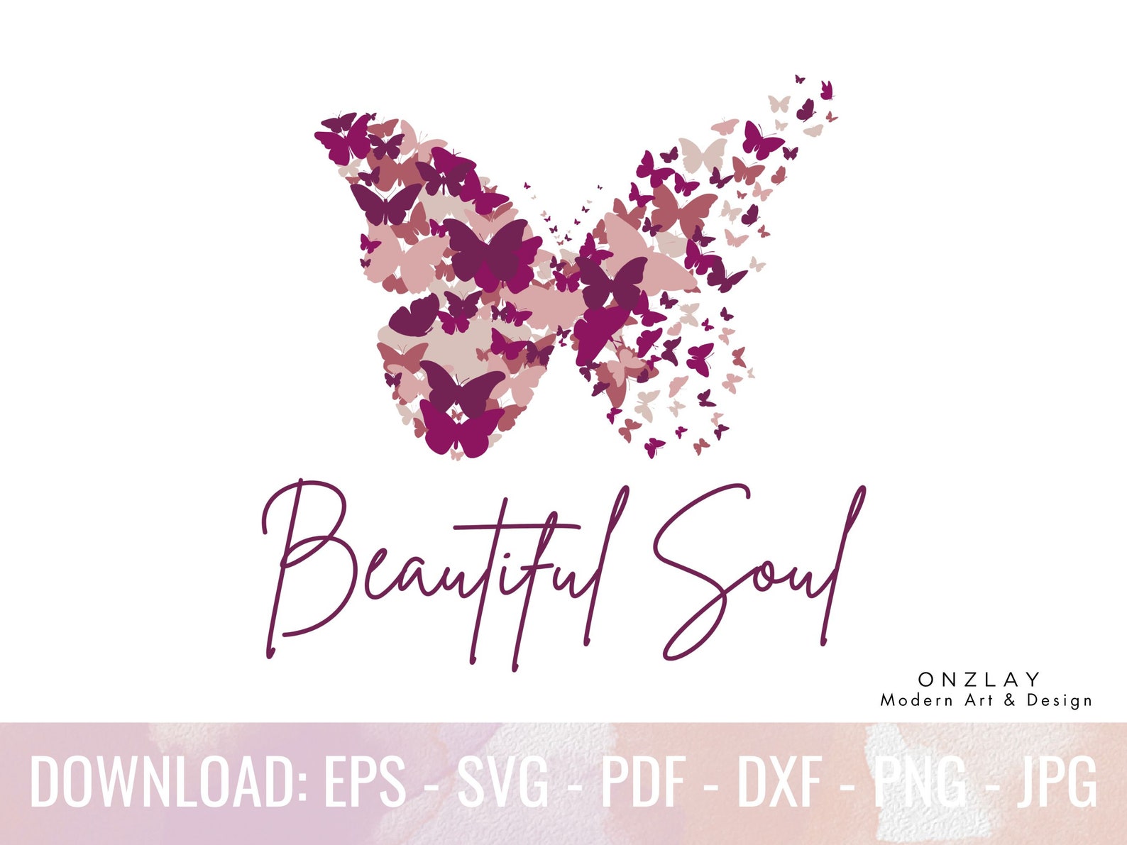 Girls Png "beautiful Soul" | Angel Wings Svg, Good Vibe Svg | Self Love ...