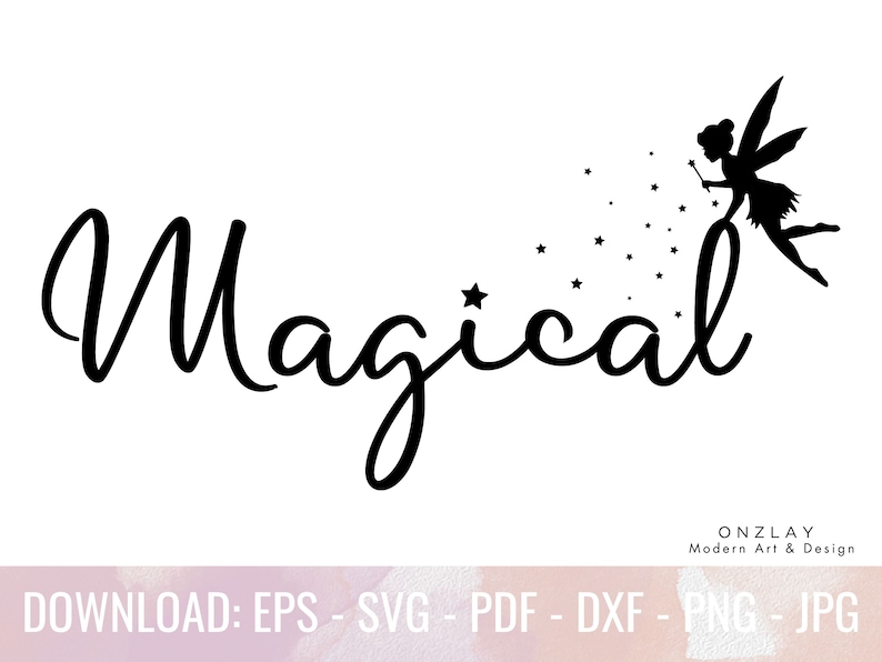 Positive Quotes Svg "magical" | Girls Svg "girl Power Svg", Black ...