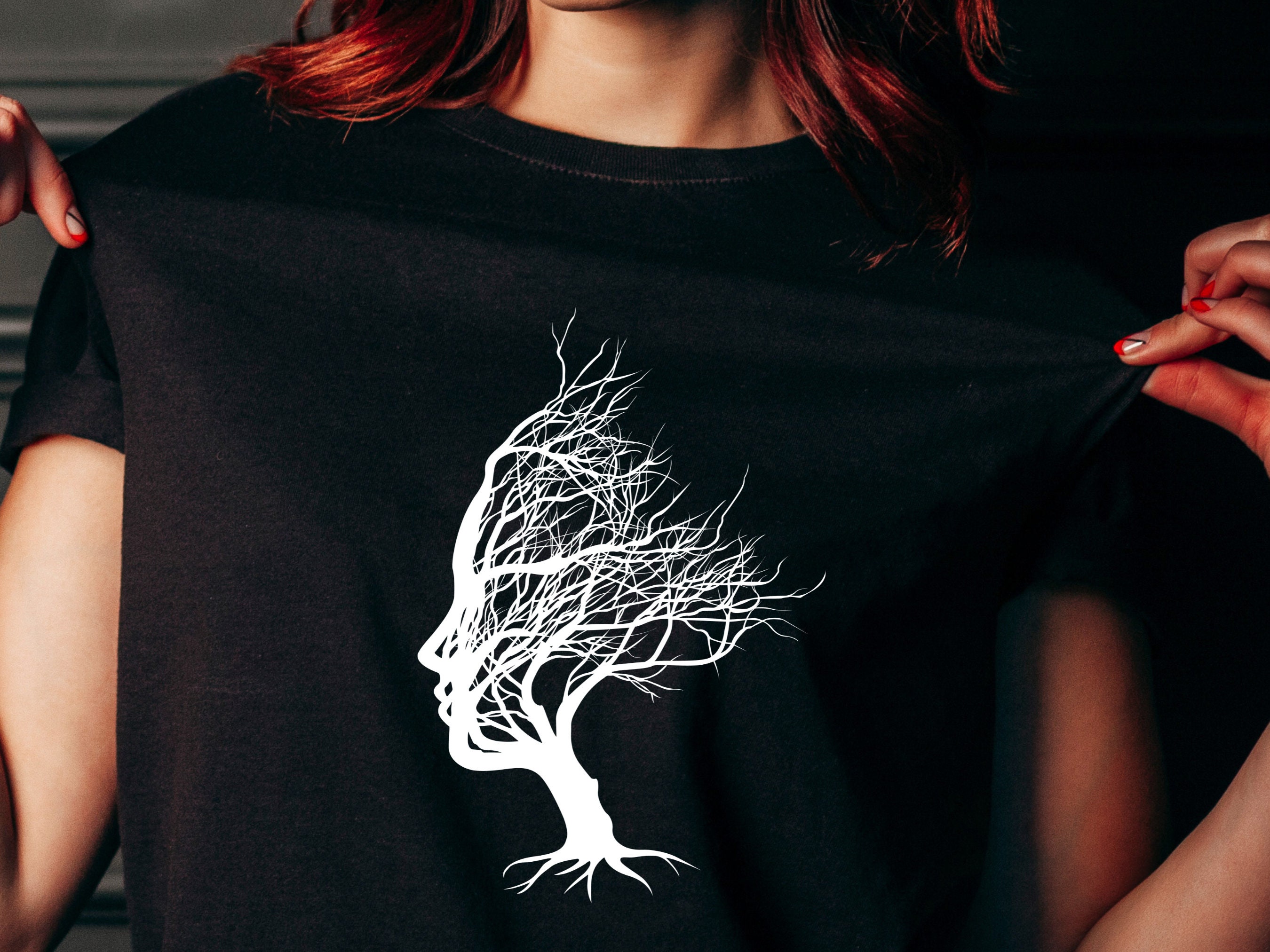 Girls Tree Face Art Svg Artist Mean Girls Svg, Friends Svg Girls ...