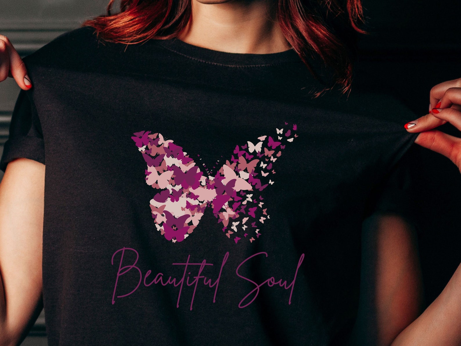 Girls Png "beautiful Soul" | Angel Wings Svg, Good Vibe Svg | Self Love ...