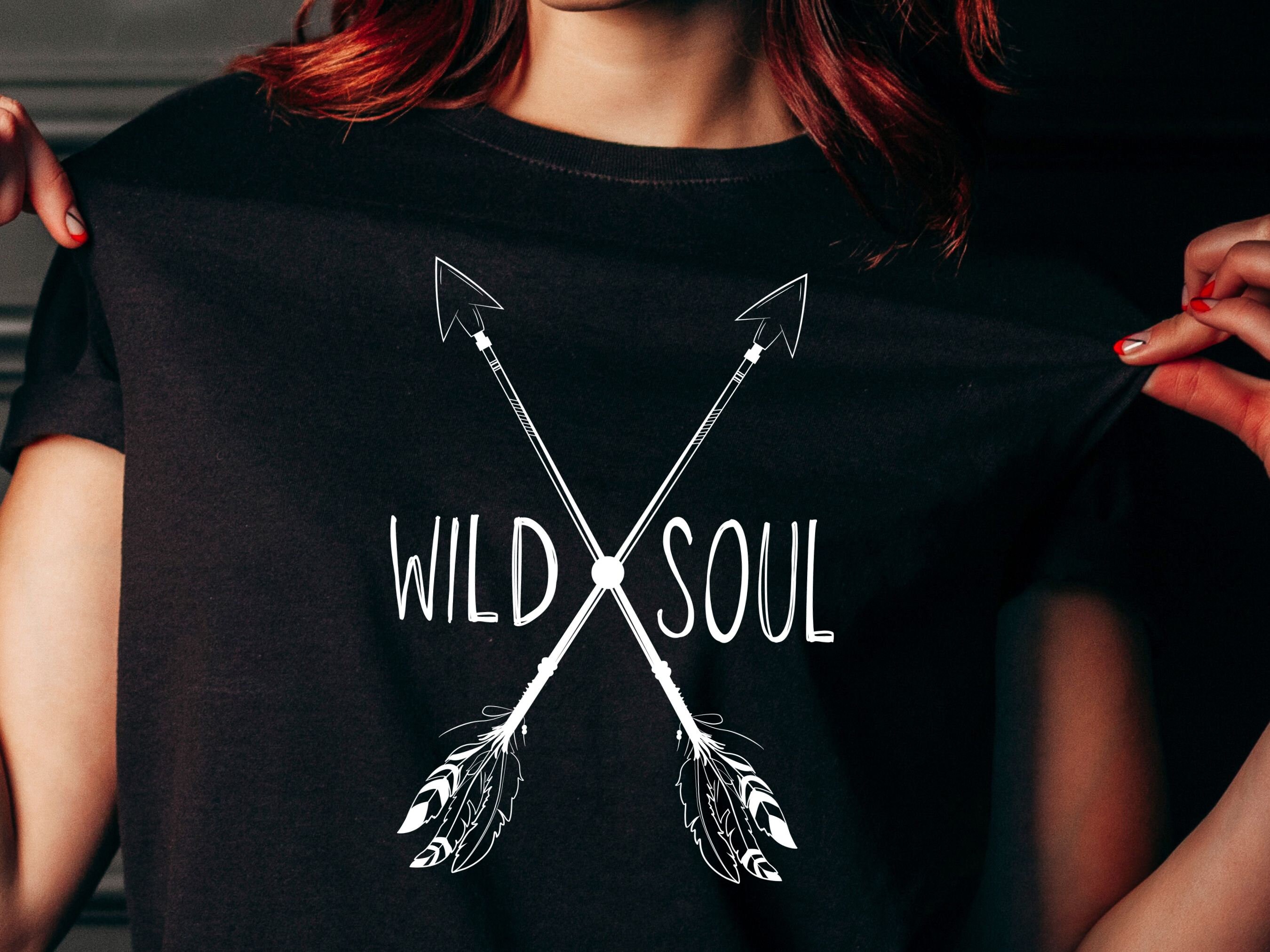 Wild Soul Svg | Arrow Sign Svg, Boho Astetic Svg | Boho Line Art ...