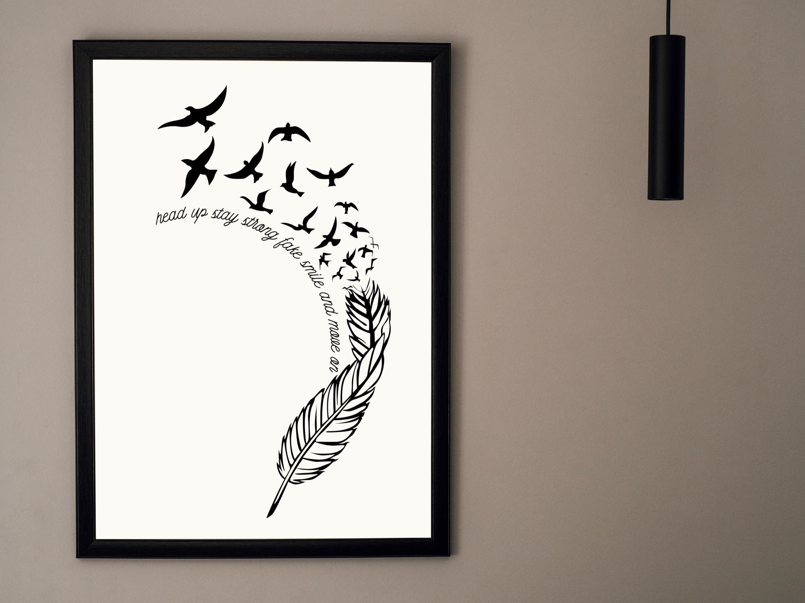 Mental Health "feather" Svg | Positive Quotes Svg, Good Vibes Svg | Go ...