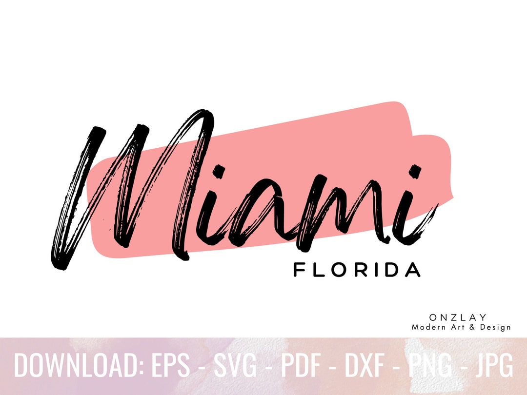 Miami Beach "miami Florida" Svg | Family Reunion Svg, Happy Camper Svg ...