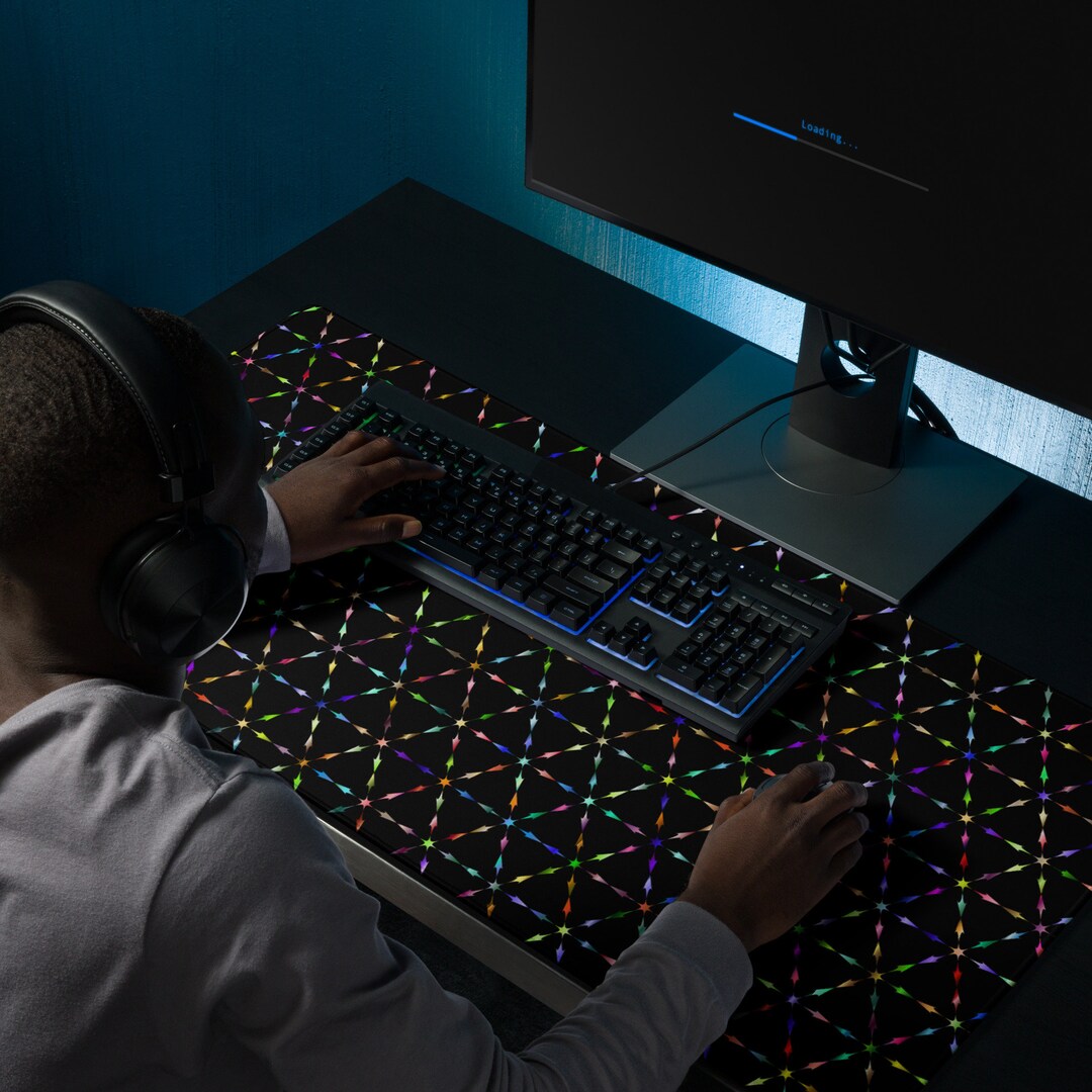 Rainbow Arrows Gaming Mouse Pad - Etsy