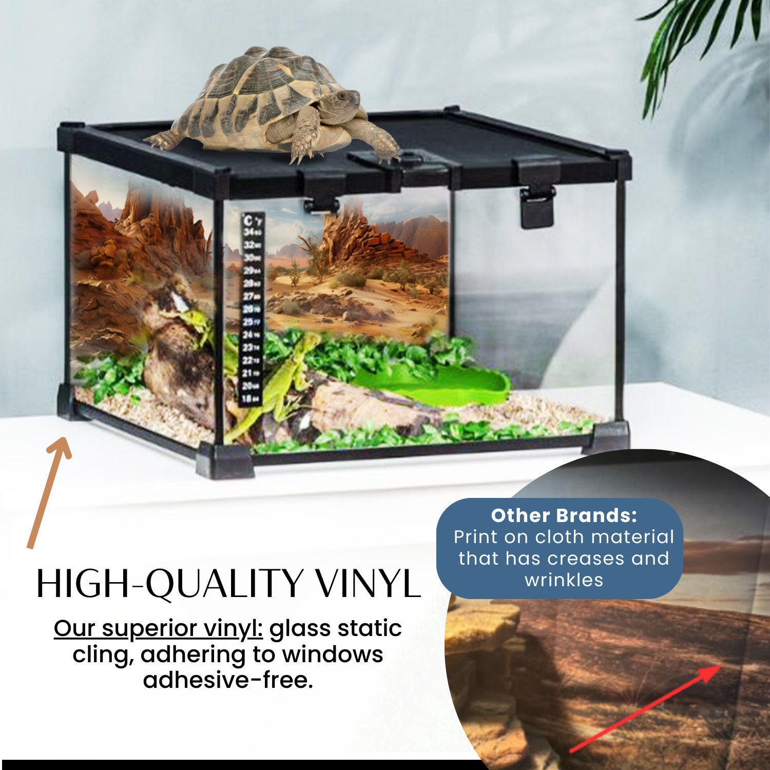 Aquarium Terrarium Background, HD Window Cling Wallpaper, Easy ...