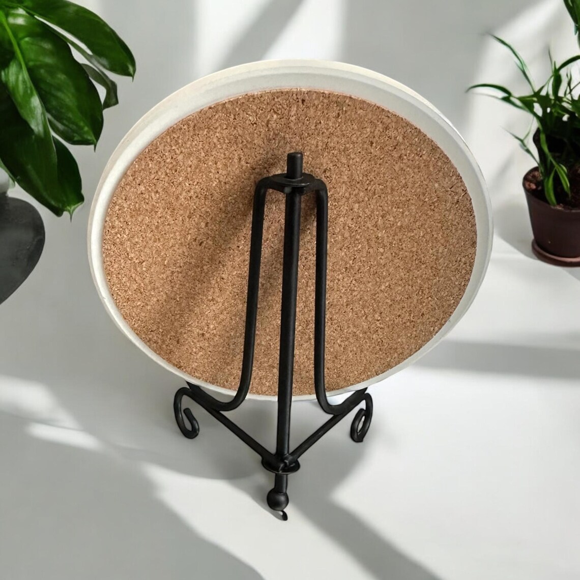 Long Distance Bestie Gift, Ceramic Coaster With Metal Stand - Etsy