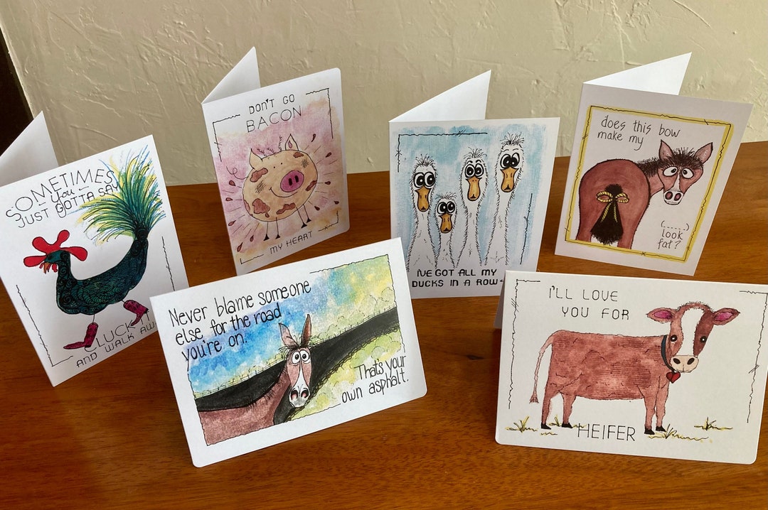 Barnyard Funnies ~ All Occasion Cards That Will Make Them (your Adult ...
