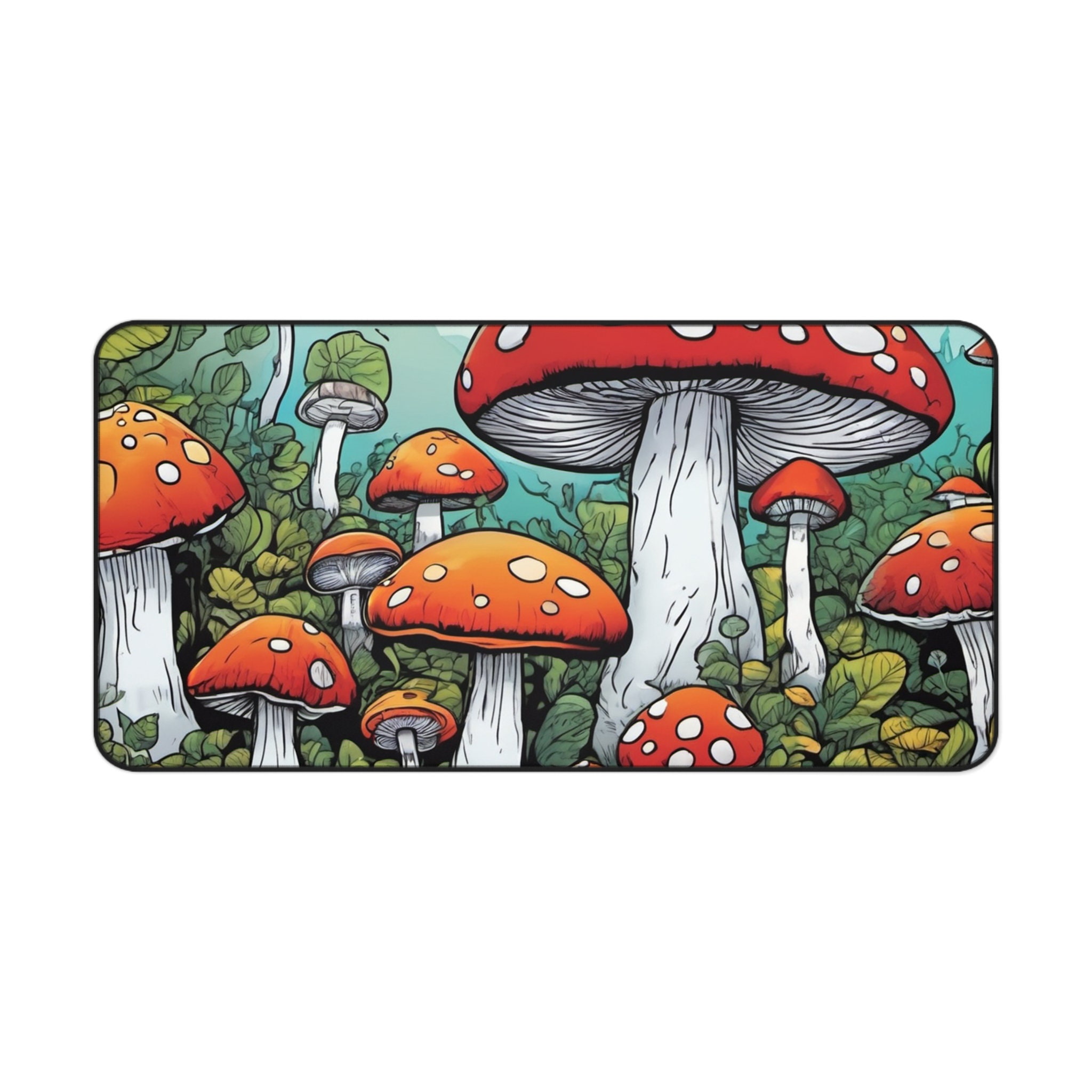 Mushroom Desk Mat, Deskmat, Cottagecore Desk Mat, Desk Mat Aesthetic ...
