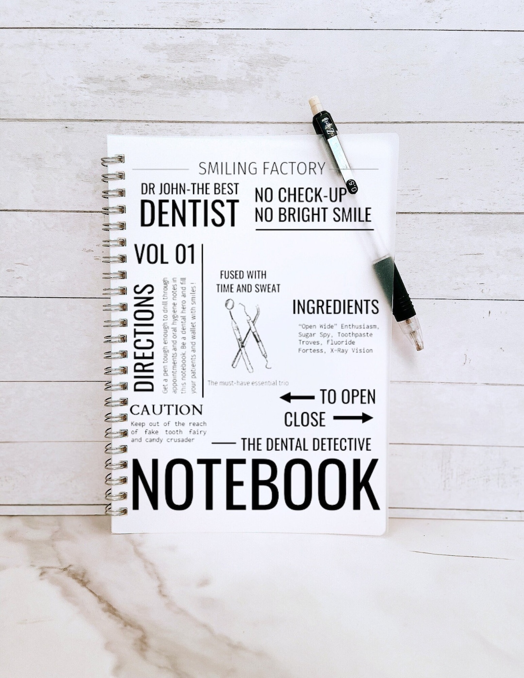 Personalize Dentist Gift Journal Dental Hygienist Assistant Planner ...