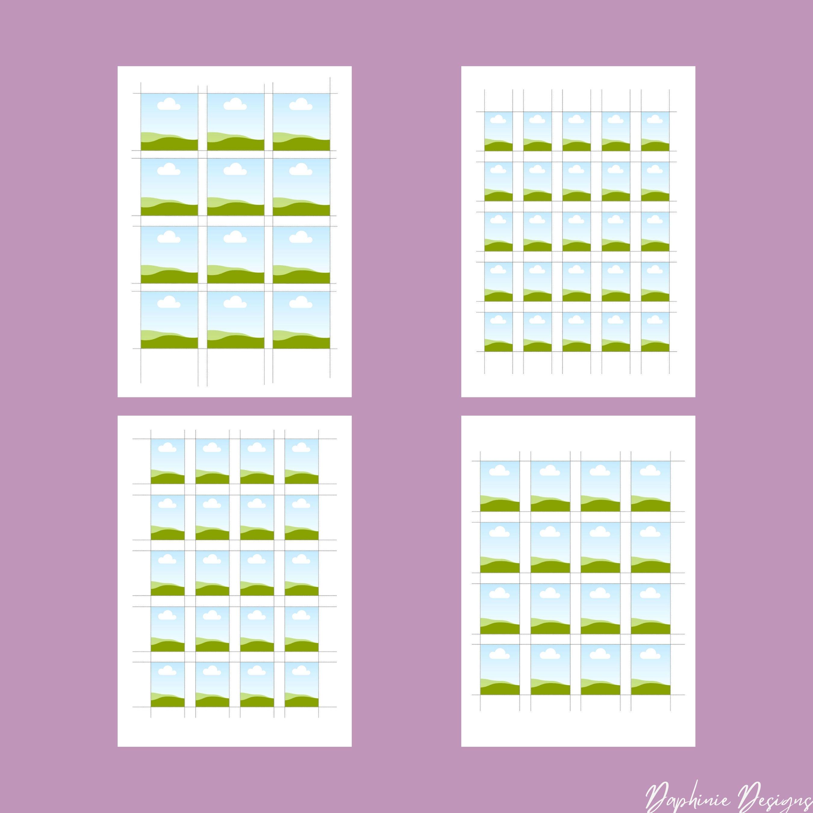 ID Card Photo Canva Template – Easy-to-use, Multi-size, Printable for ...