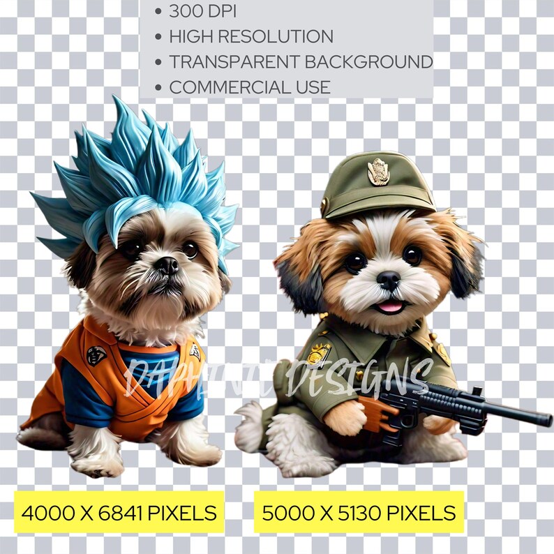 Cute Shih Tzu Dog Clipart PNG Photos, Funny Animal Images, Shitzu for ...