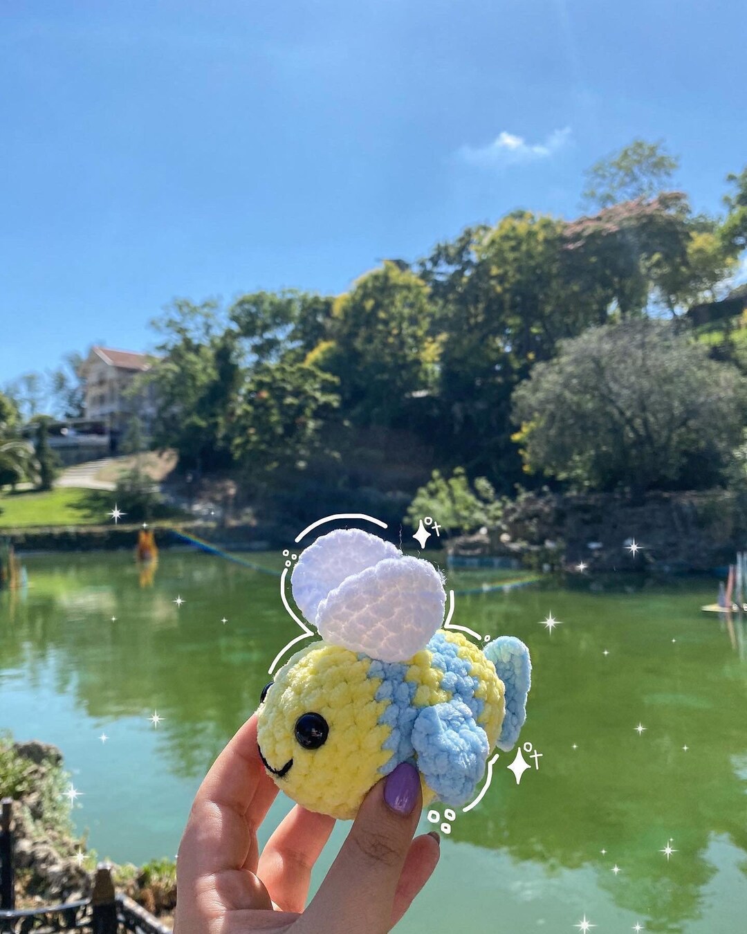 Bish the Bee Fish Pattern - Etsy