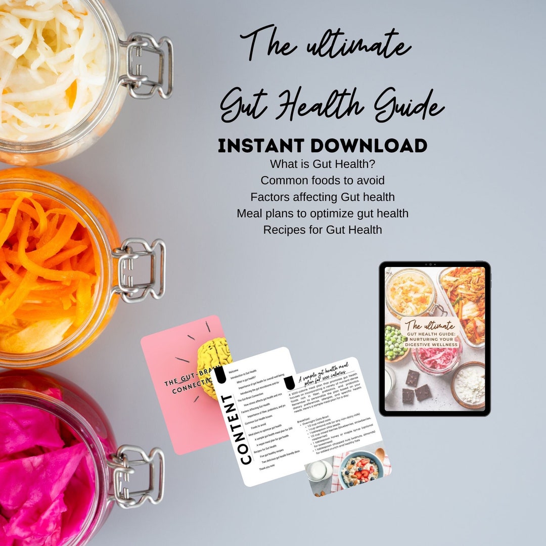 The Ultimate Gut Health Guide Nurturing Your Digestive Wellness | Gut Diet | Digital Download ...