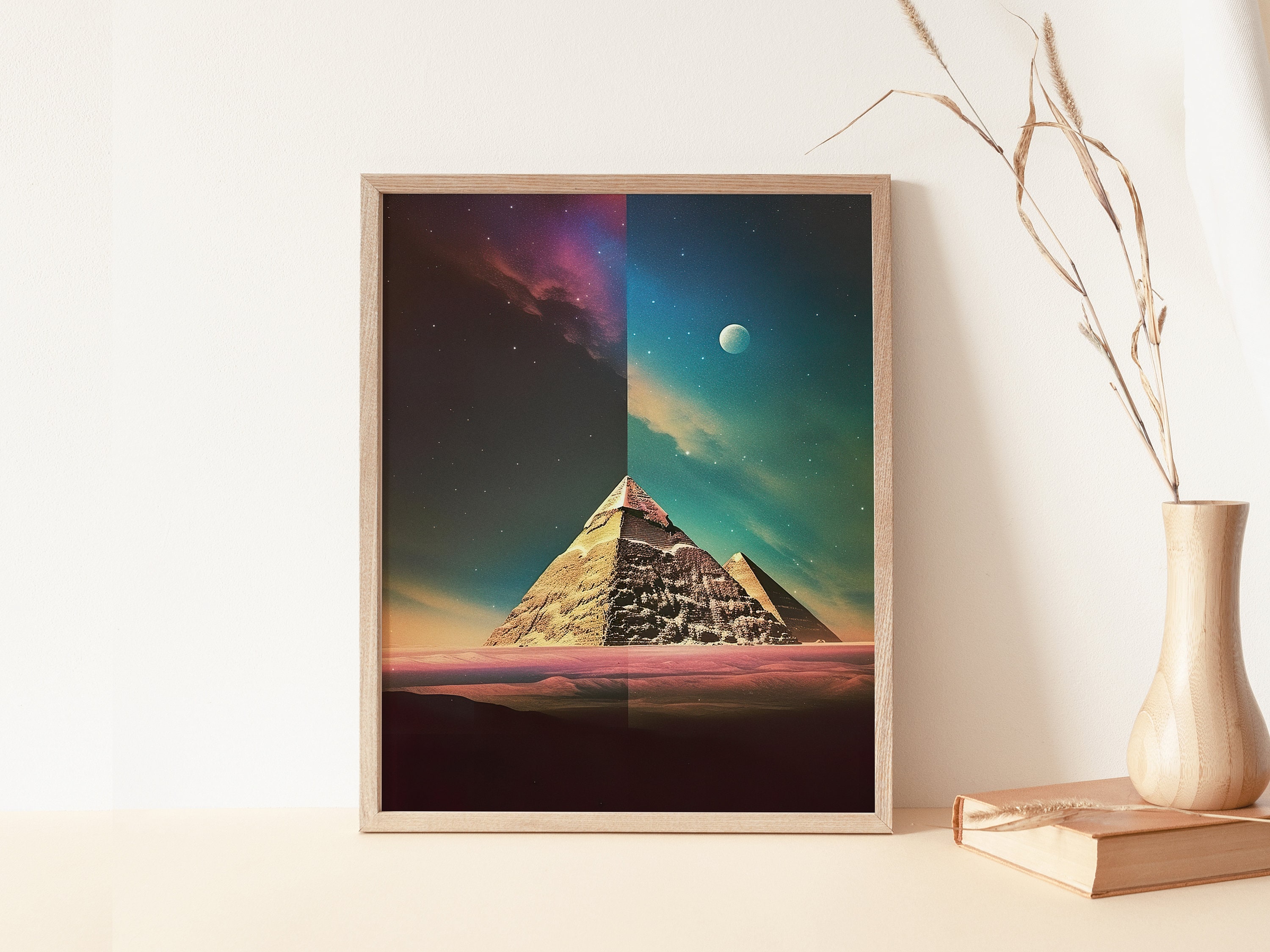 Pyramid Rainbow Gradient PRINTABLE | Photography | Album Art, Trippy ...