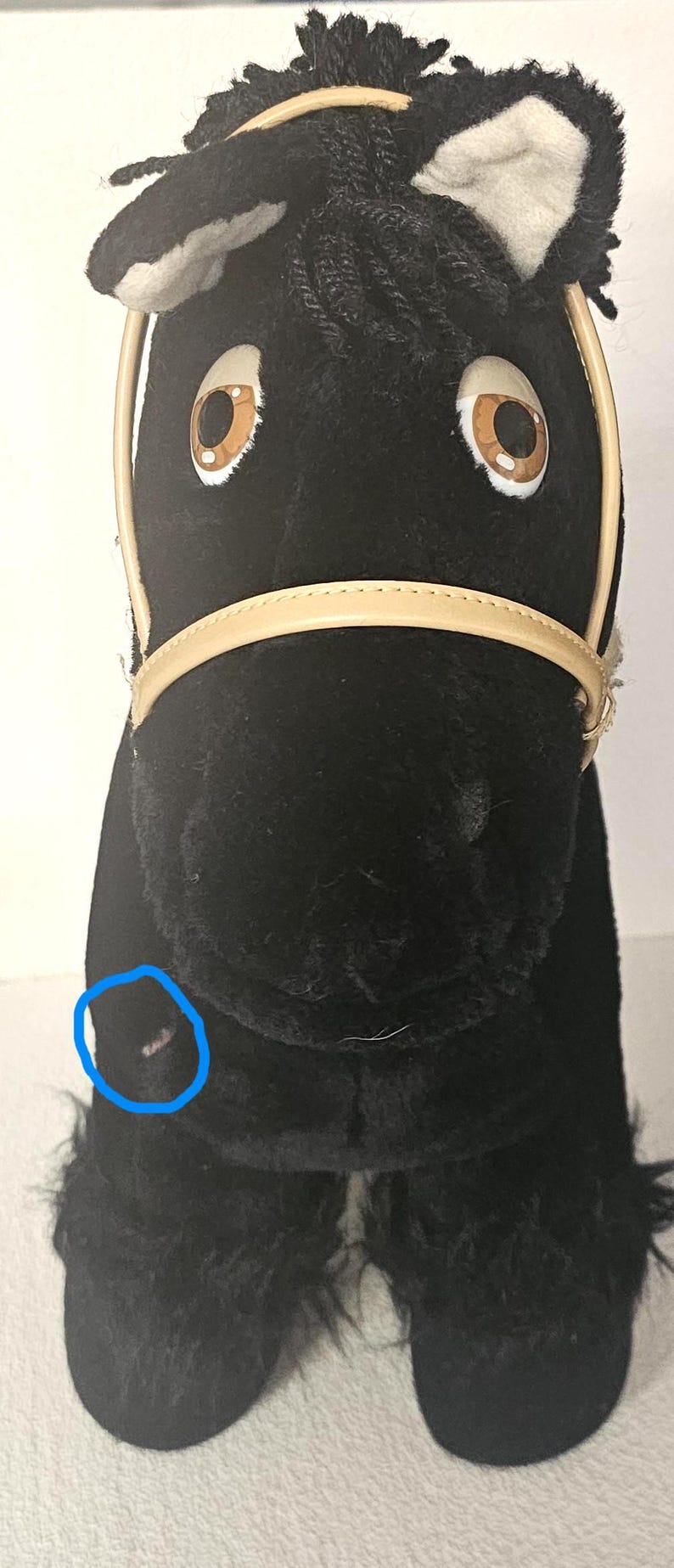 Cabbage Patch Kids Show Pony Black Horse Vintage 1984 Stuffed Plush ...