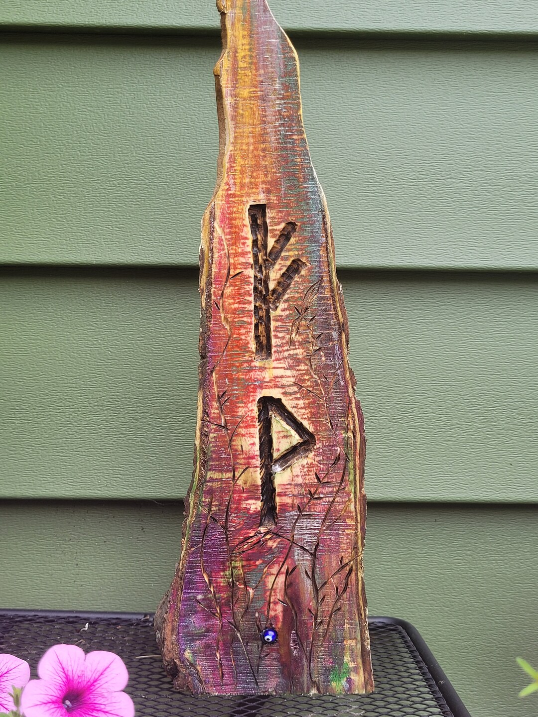 Abundance and Security Runes Wood Carving - Etsy