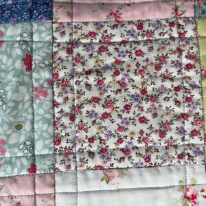 Handmade Quilt. 100% Cotton With Pastel Colors. One-of-a-kind. - Etsy