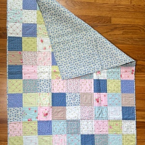 Handmade Quilt. 100% Cotton With Pastel Colors. One-of-a-kind. - Etsy
