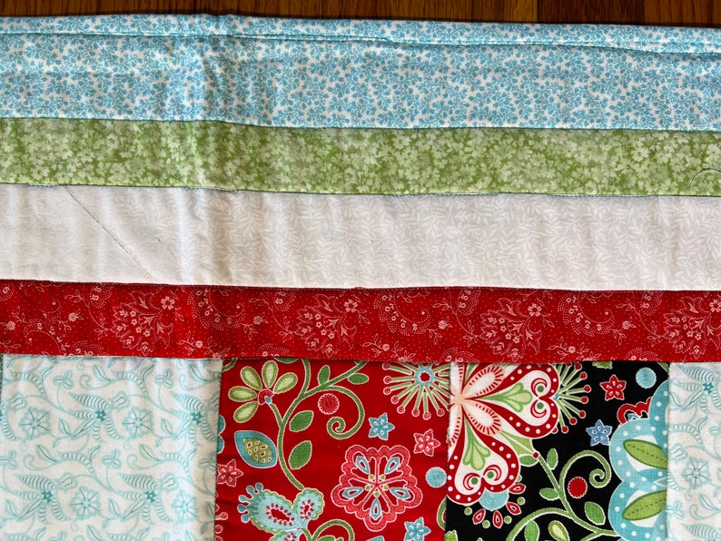 Handmade Quilt. Colorful One-of-a-kind. the Theme of the Fabric Print ...