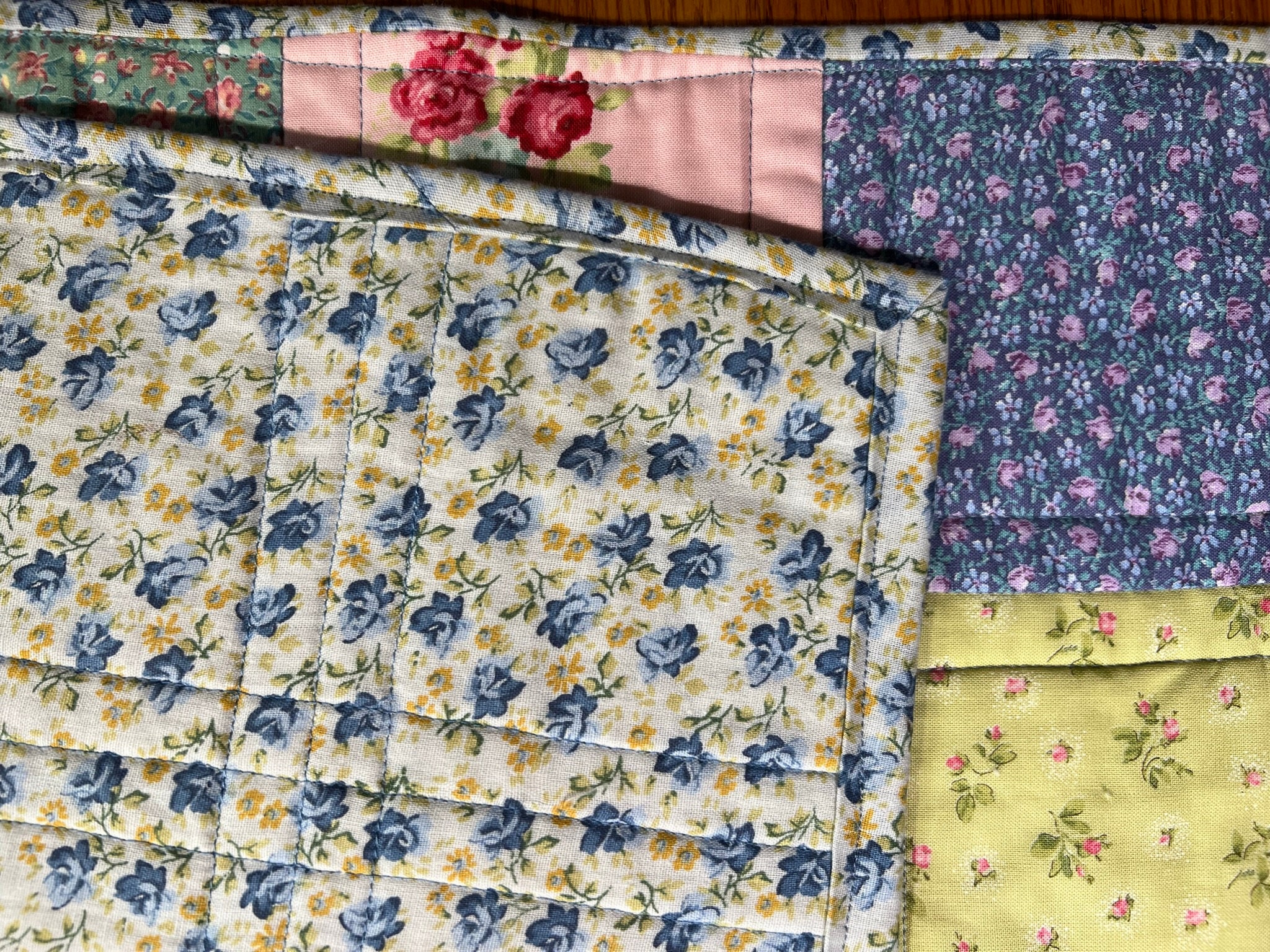 Handmade Quilt. 100% Cotton With Pastel Colors. One-of-a-kind. - Etsy