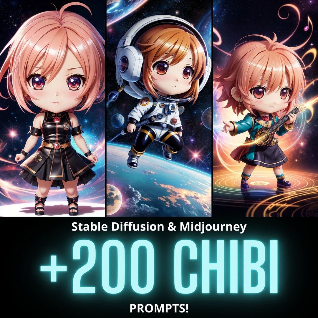 STABLE DIFFUSION MIDJOURNEY Chibi Prompts - Etsy