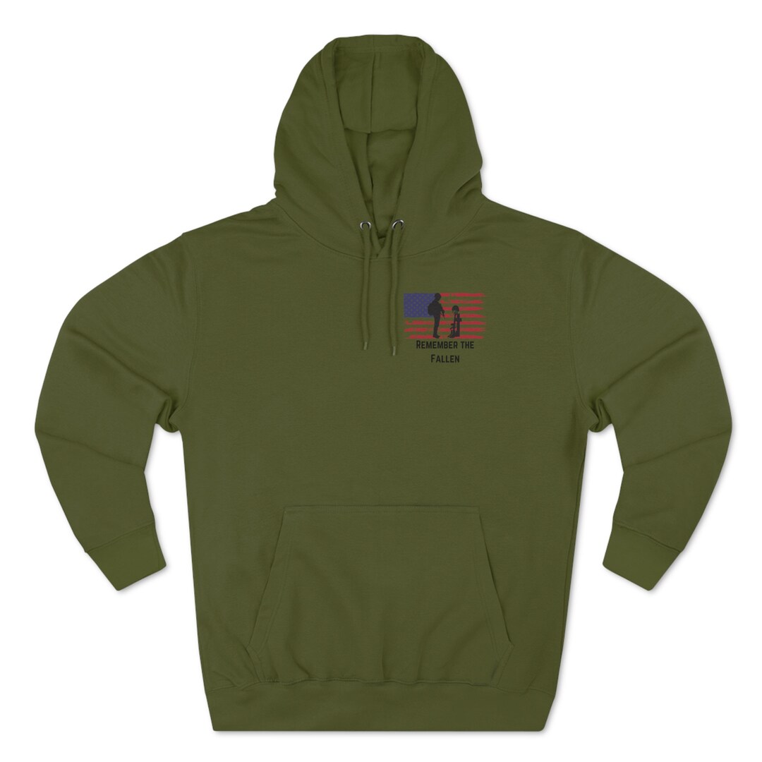 Remember the Fallen Hoodie - Etsy