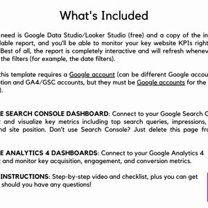 Notion KPI Dashboard for Website, Blog Metrics | Notion Template With Data Studio Embeddable ...