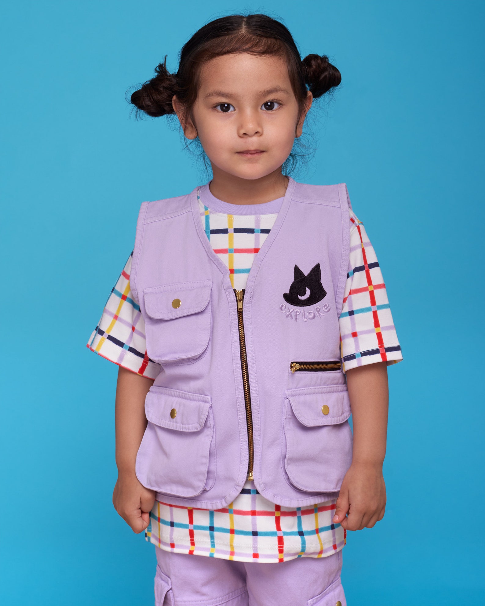 Kids Utility Vest, Gender-neutral, Lavender Explorer Vest for Boys and ...