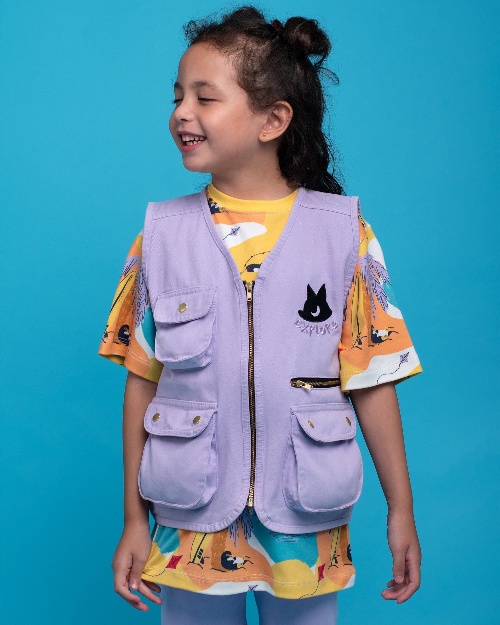 Kids Utility Vest, Gender-neutral, Lavender Explorer Vest for Boys and ...