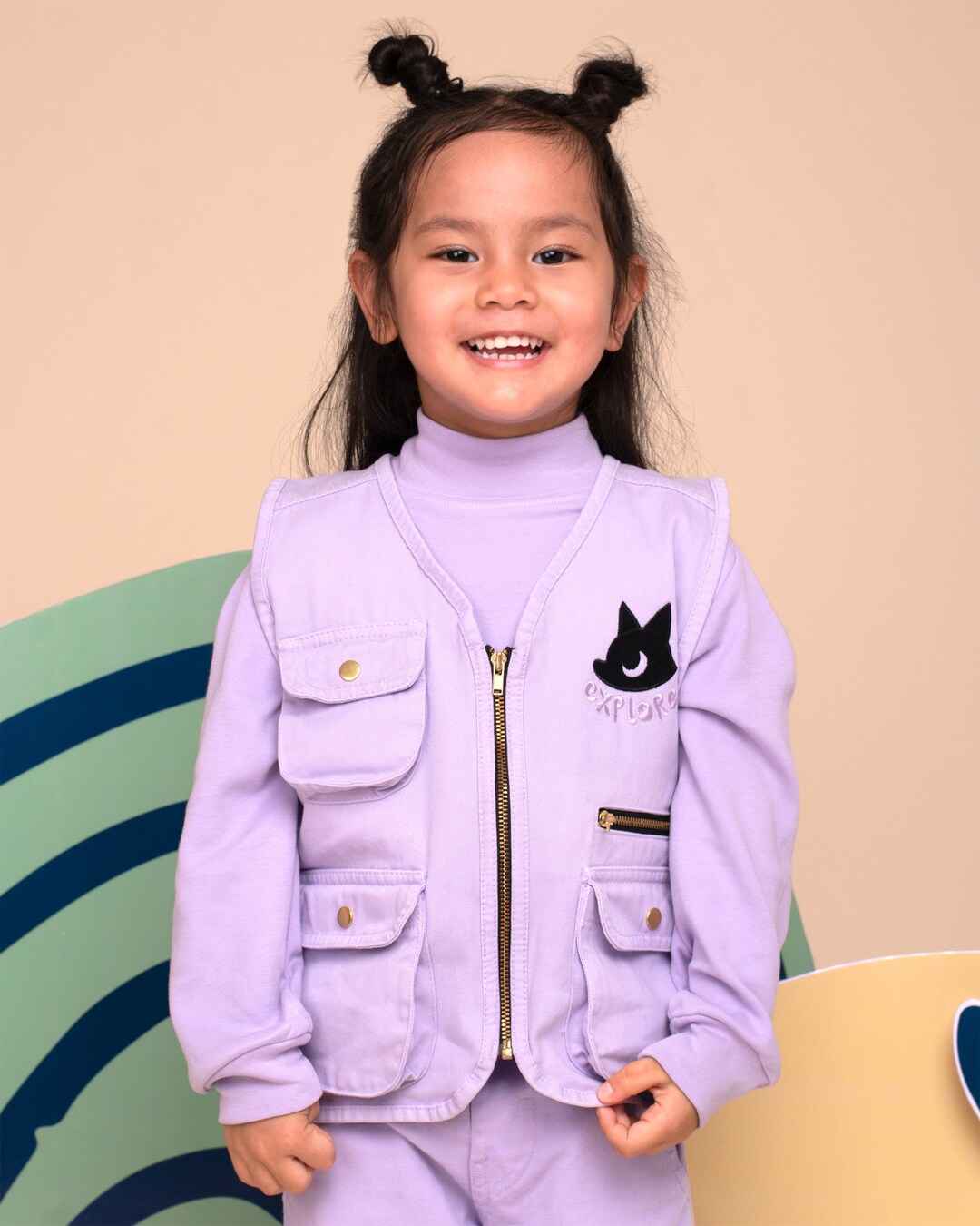 Kids Utility Vest Gender-neutral Lavender Explorer Vest for - Etsy