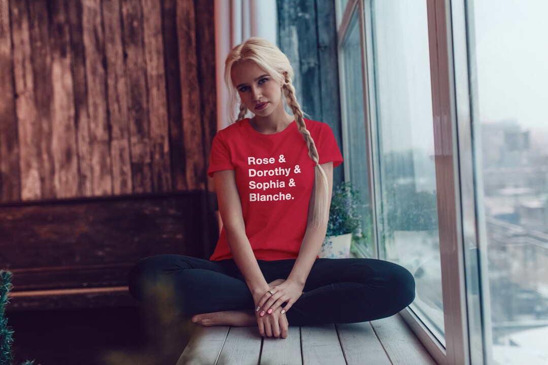 Golden Girls Names T Shirt - Golden Girls Tribute Tee: Celebrate ...