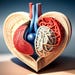 Paper Model Heart and Lungs Medicine Medical White Glossy Mug - Etsy