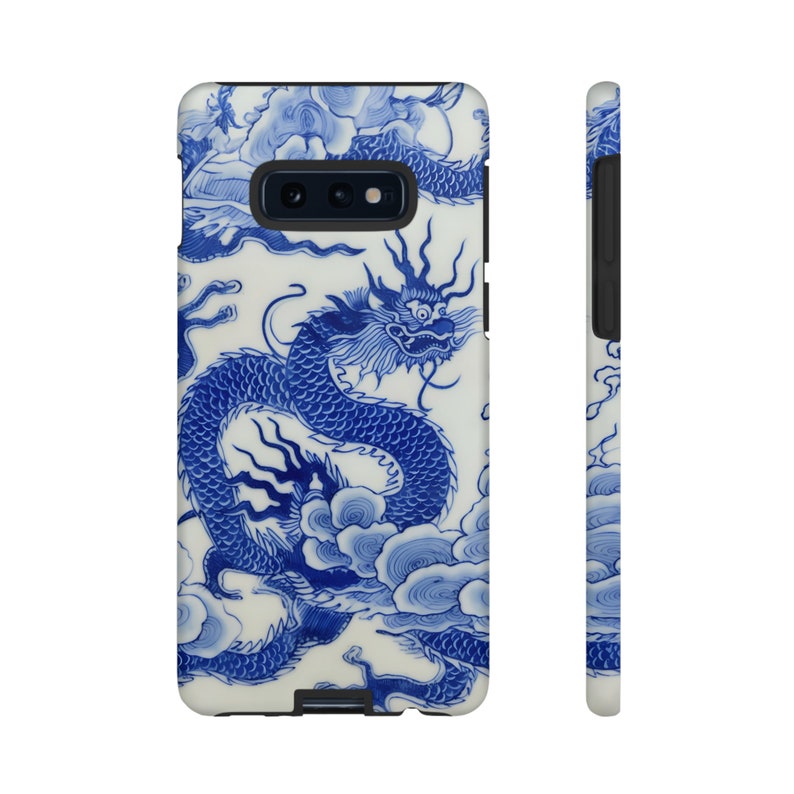 Chinese Dragon Phone Case, Blue China Phone Case Singularitynyc for ...