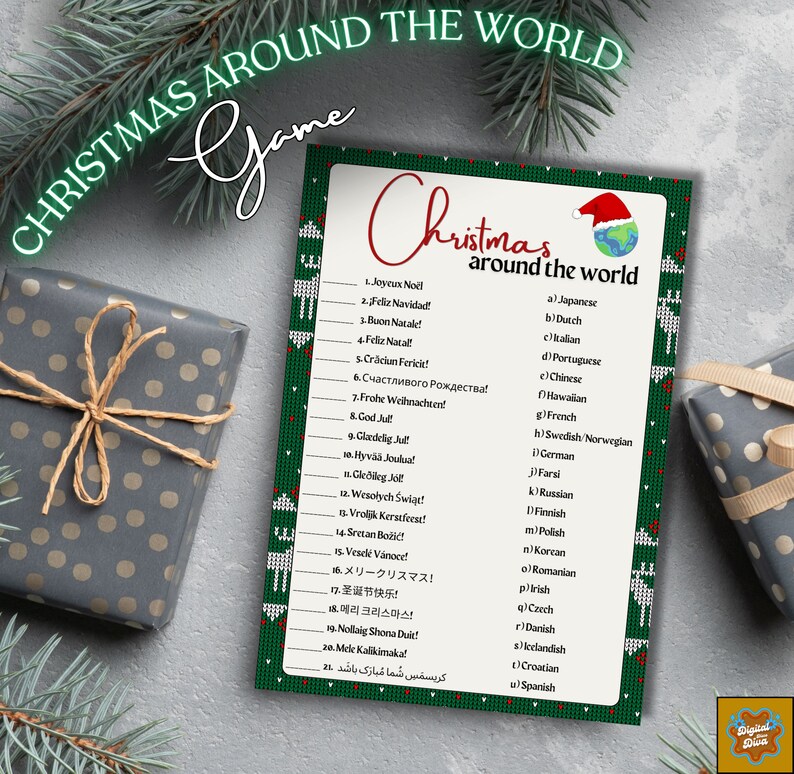 Christmas Games Printable Christmas Games Bundle Holiday Games ...
