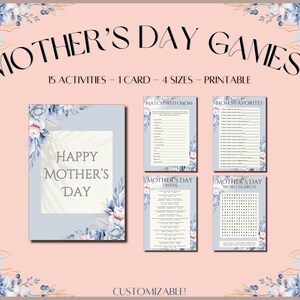 Mother's Day Games Printable Mothers Day Word Search, Mother's Day ...