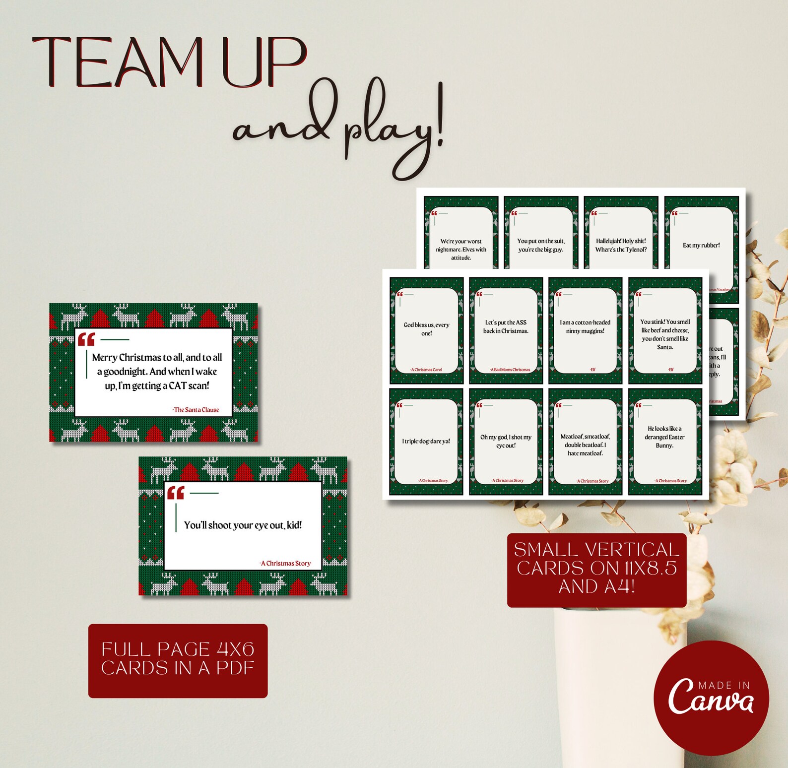 Christmas Games Digital Download Game Christmas Party Games Holiday ...