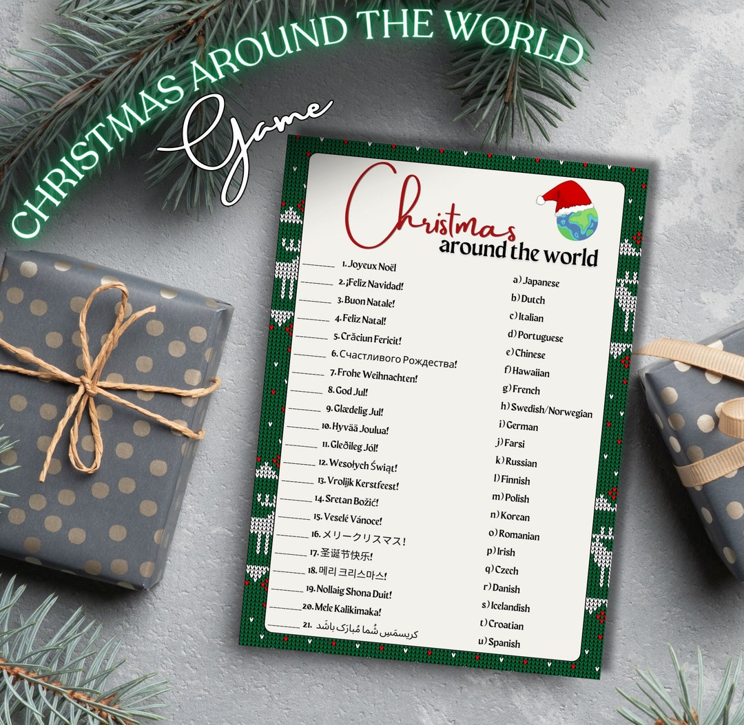 Christmas Games Digital Download Game Christmas Party Games Holiday ...