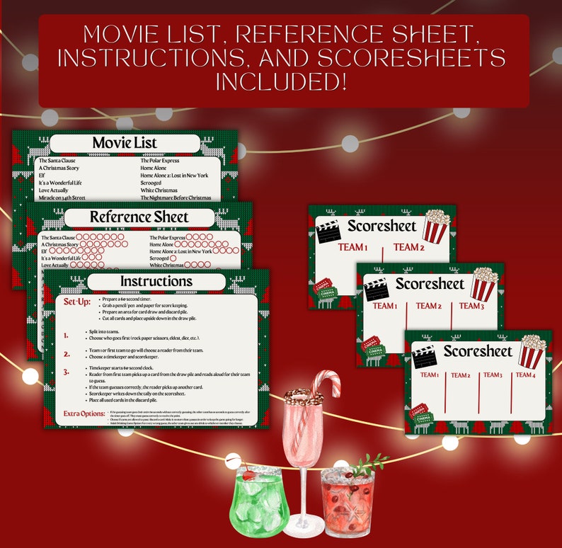 Christmas Games Digital Download Game Christmas Party Games Holiday ...