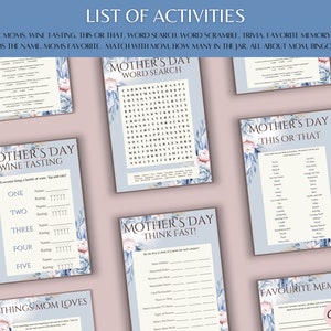 Mother's Day Games Printable Mothers Day Word Search, Mother's Day ...