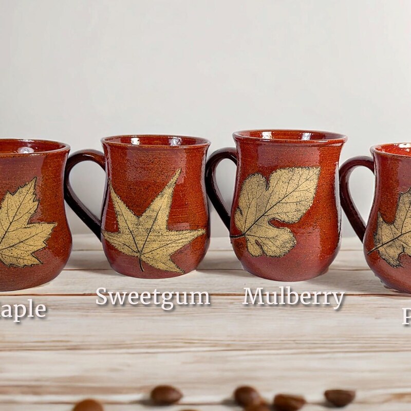 Oak Pottery Mugs - Etsy