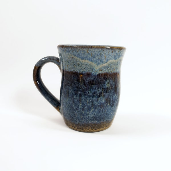 Blue and Gold Mug - Etsy