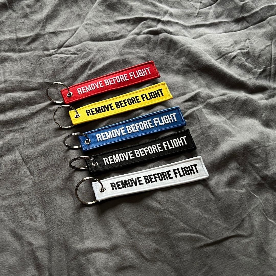 Custom Embroidery High Quality Key Tag for Travel, Custom Keychain Free ...