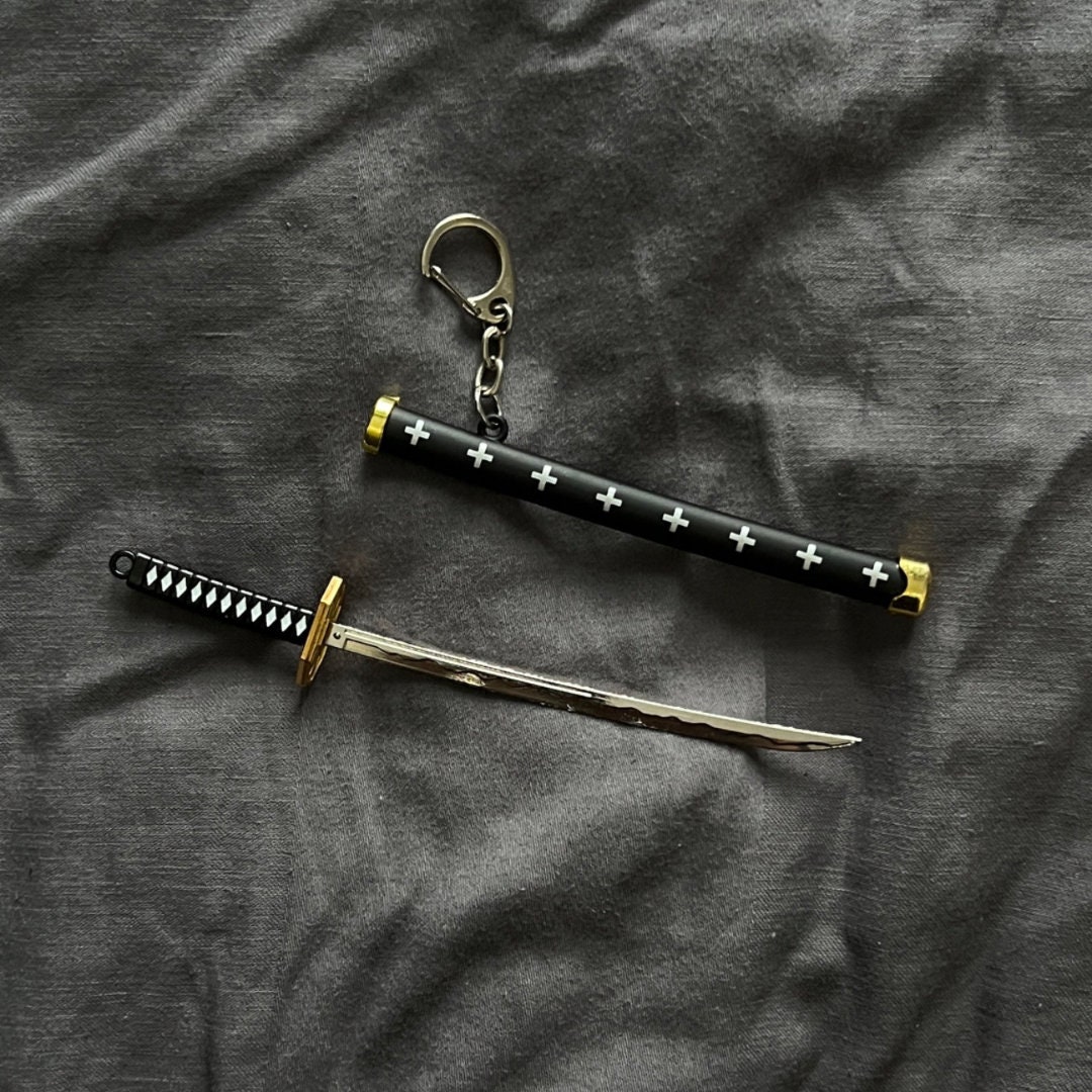 Anime Handmade Mini Katana Keychain Japanese Katana Keychain Anime Gift ...