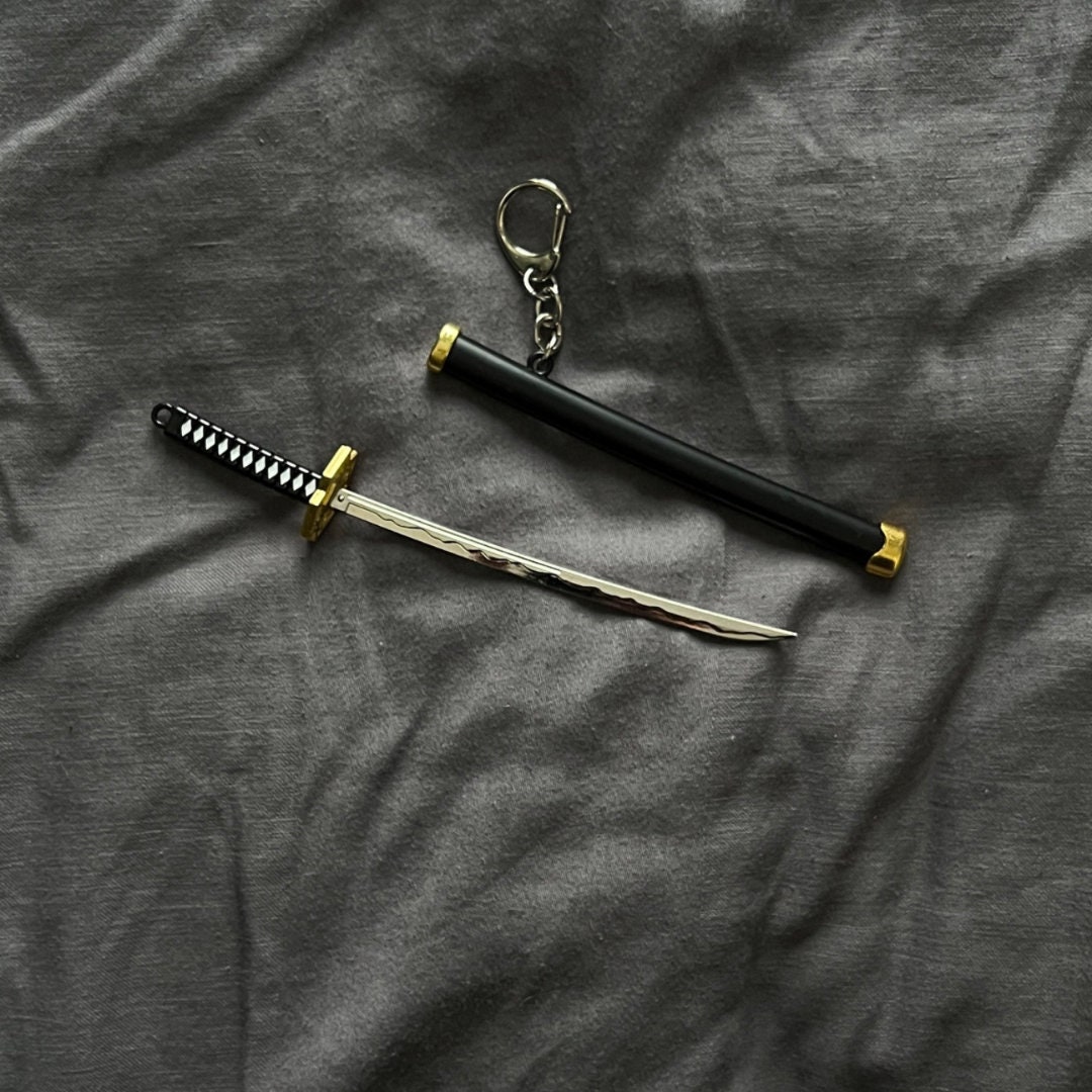 Anime Handmade Mini Katana Keychain Japanese Katana Keychain Anime Gift ...